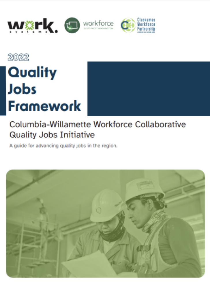 Quality Jobs – The Columbia-Willamette Workforce Collaborative